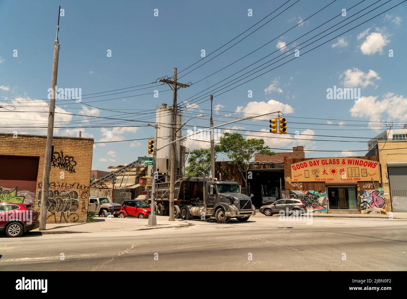 Street activity and real estate in the Bushwick neighborhood in ...