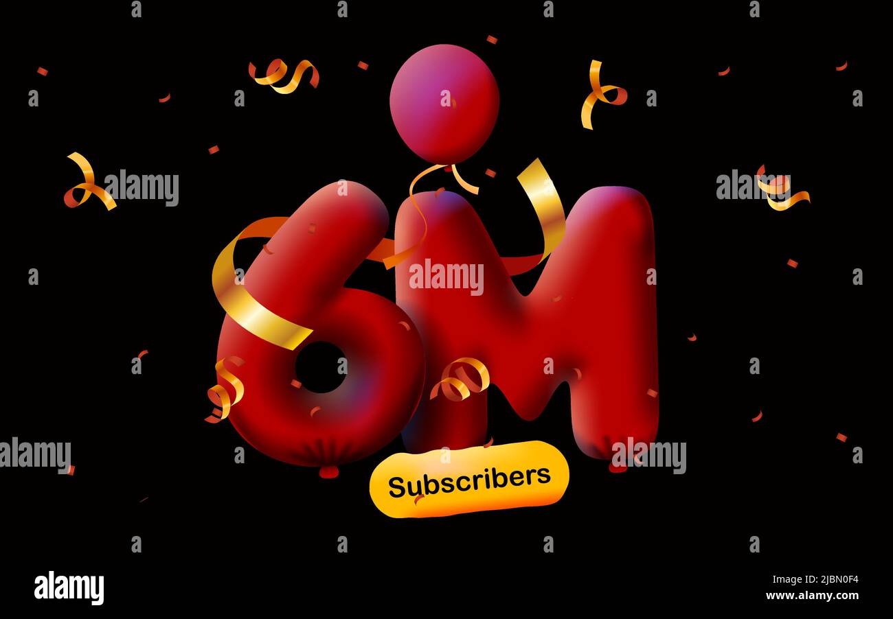 6m follower hi-res stock photography and images - Alamy