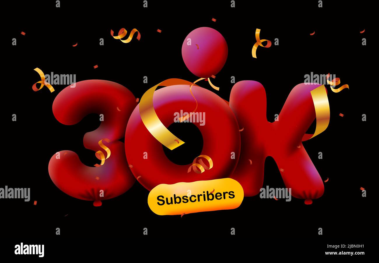 30k subscribers hi-res stock photography and images - Alamy