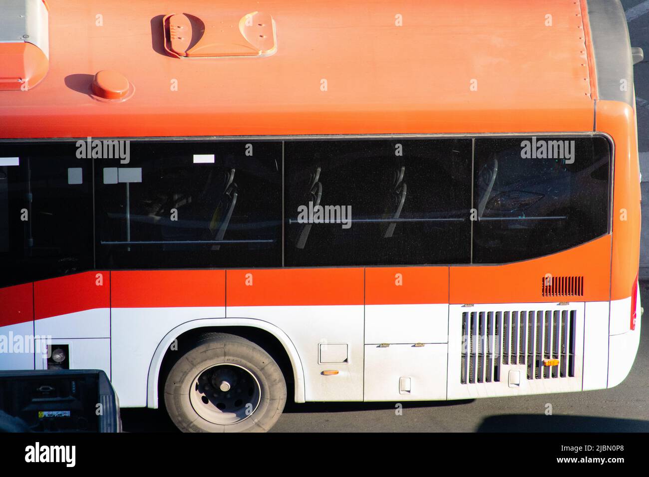 Bus in Santiago, Chile Stock Photo - Alamy