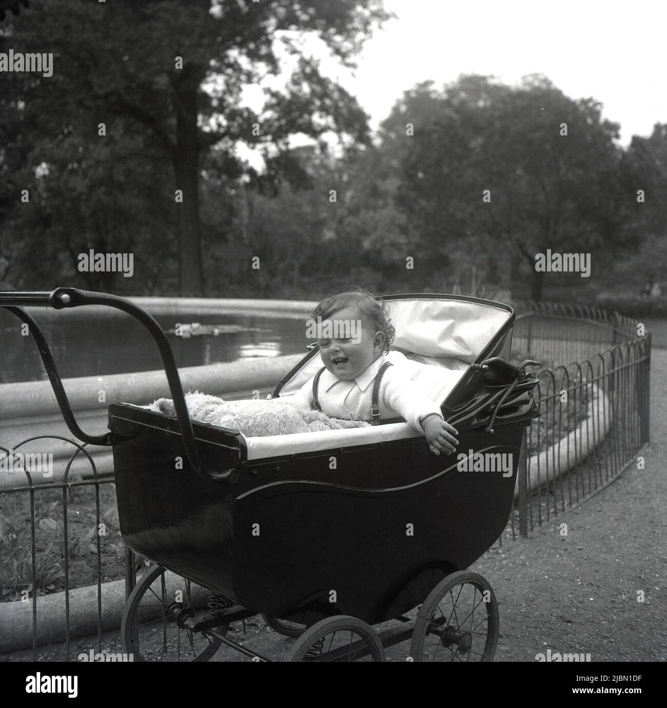Baby carriage 1950s hi-res stock photography and images - Alamy