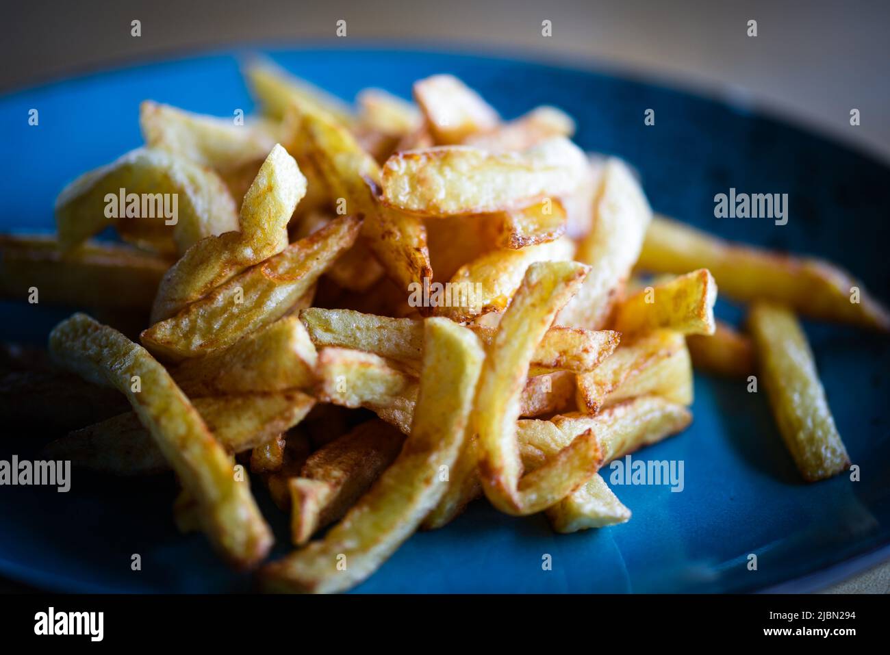 delicious home made french fires Stock Photo - Alamy