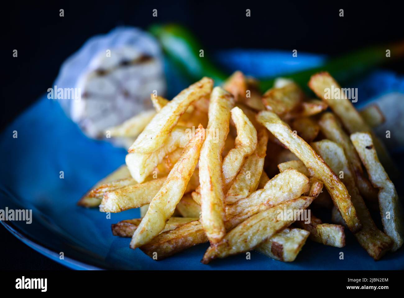 delicious home made french fires Stock Photo - Alamy