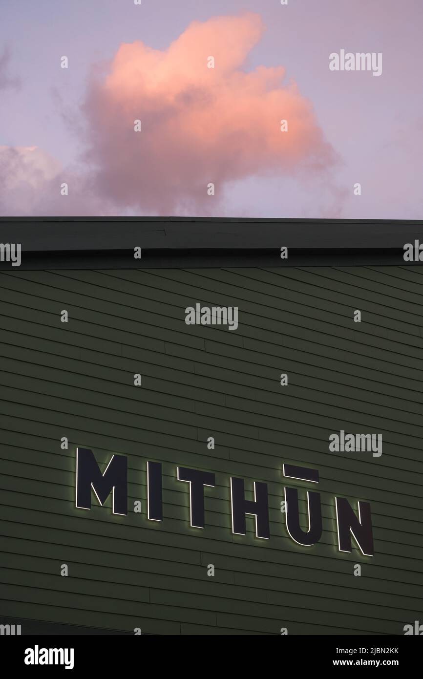 Seattle, USA. 19th 2022. The Mithun Seattle office on pier 56 Stock ...