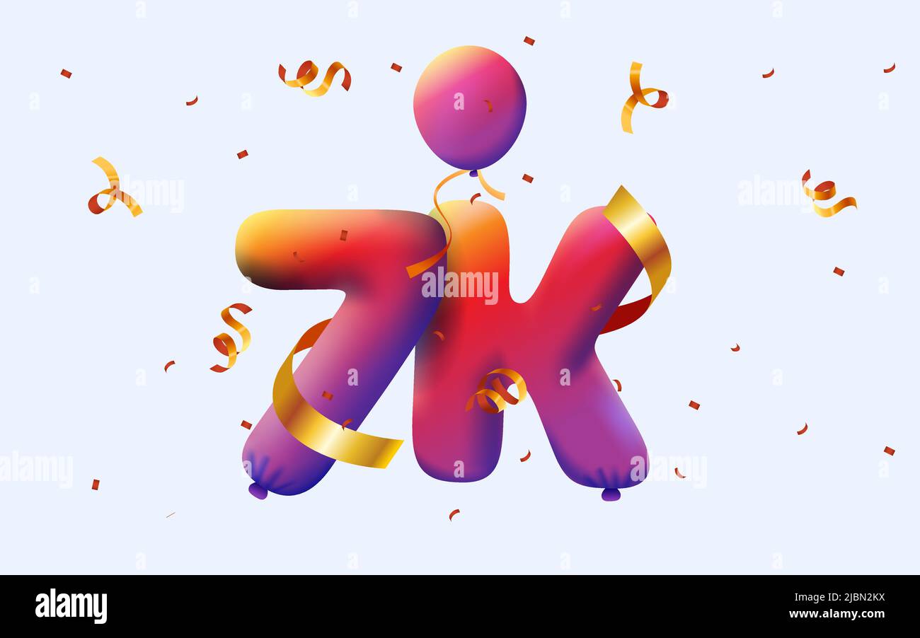 7k followers Stock Vector Images - Alamy
