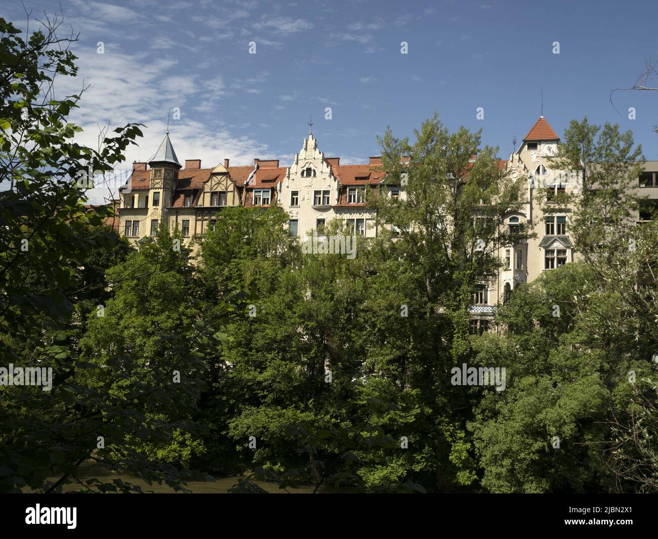 Graz Austria historical buildings from river view Stock Photo - Alamy