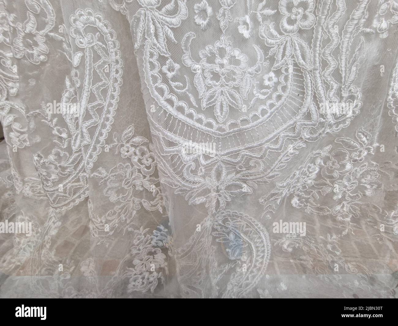 White lace detail hi-res stock photography and images - Alamy