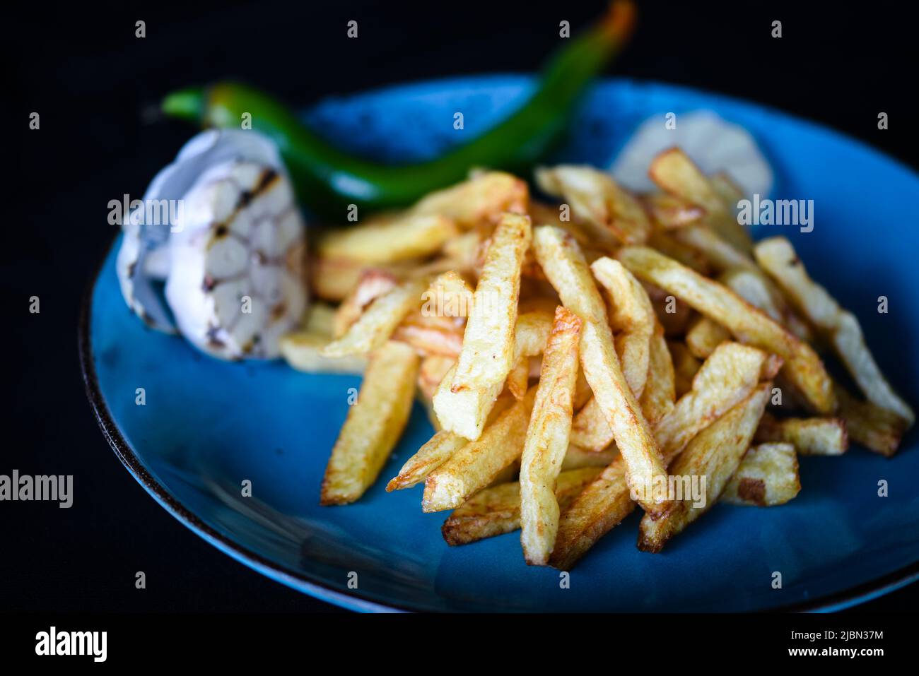 delicious home made french fires Stock Photo - Alamy