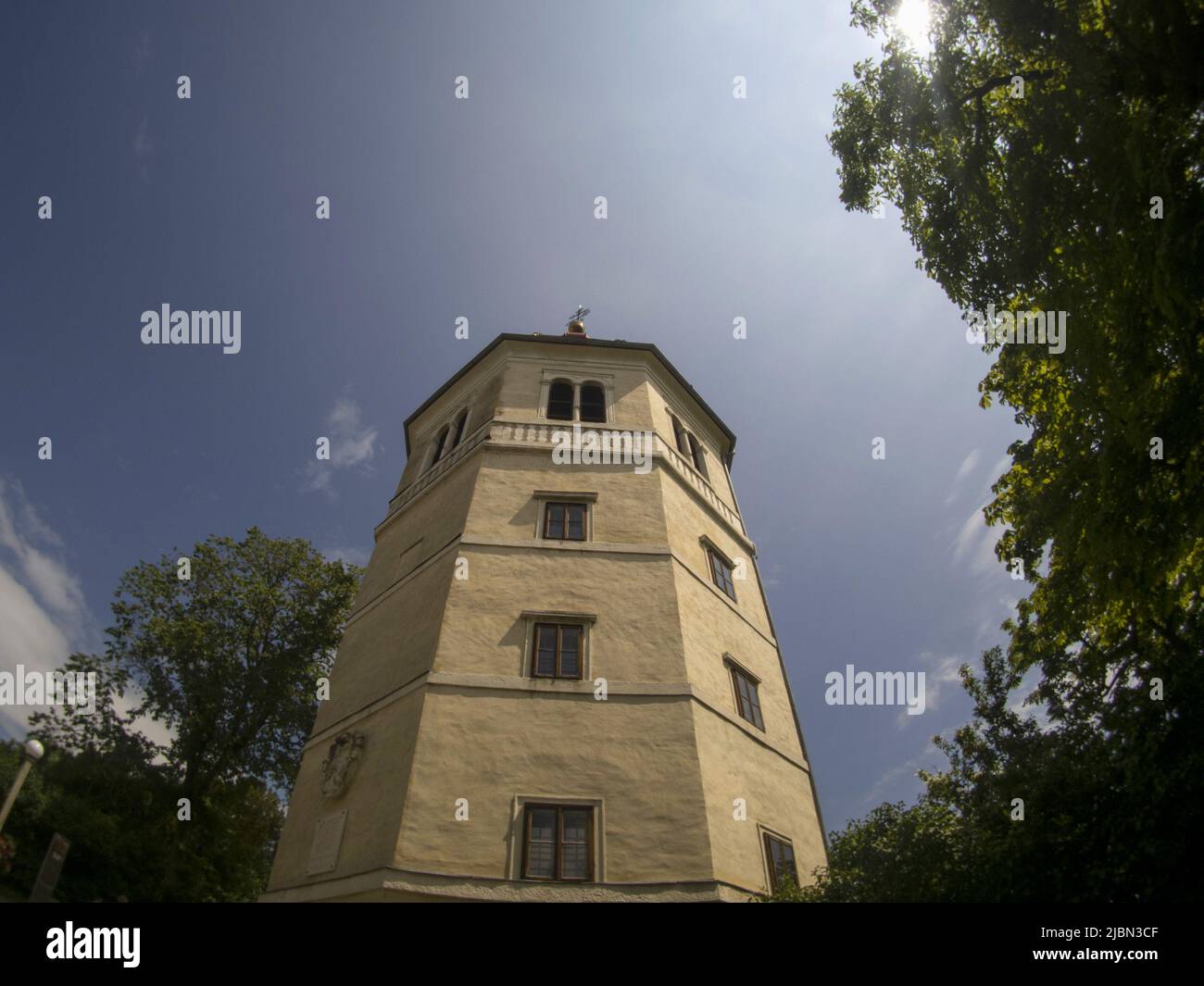 Graz Austria historical clock tower view Stock Photo - Alamy