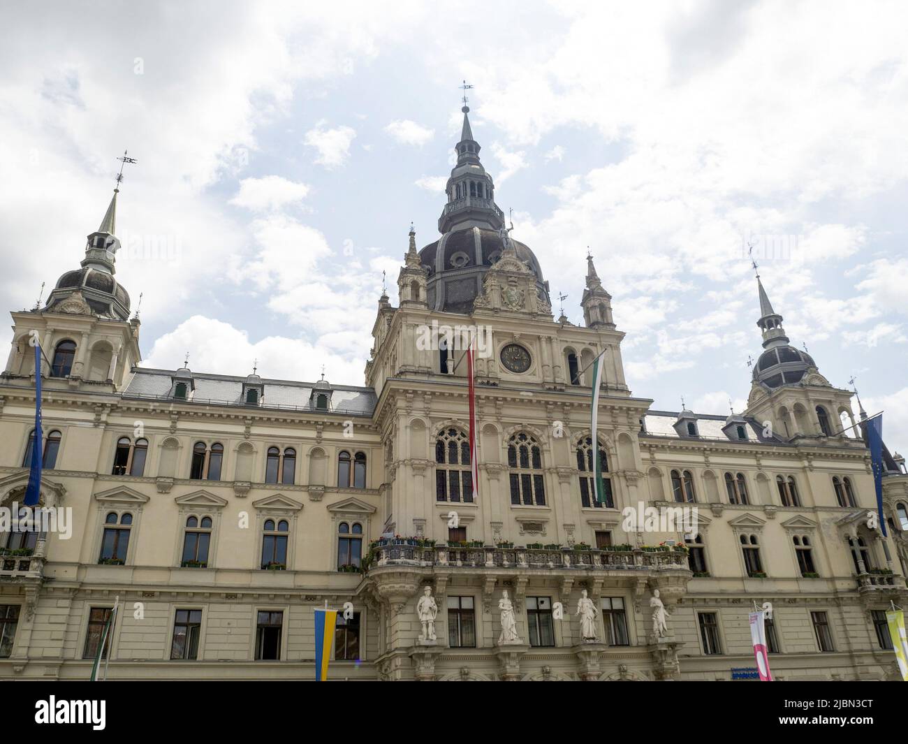 Graz Austria historical city hall view Stock Photo - Alamy