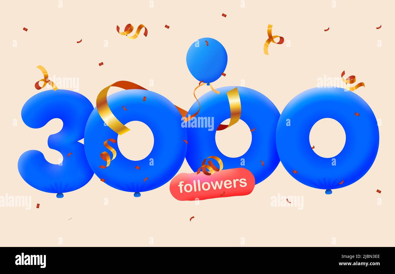 3000 subscribers Stock Vector Images - Alamy