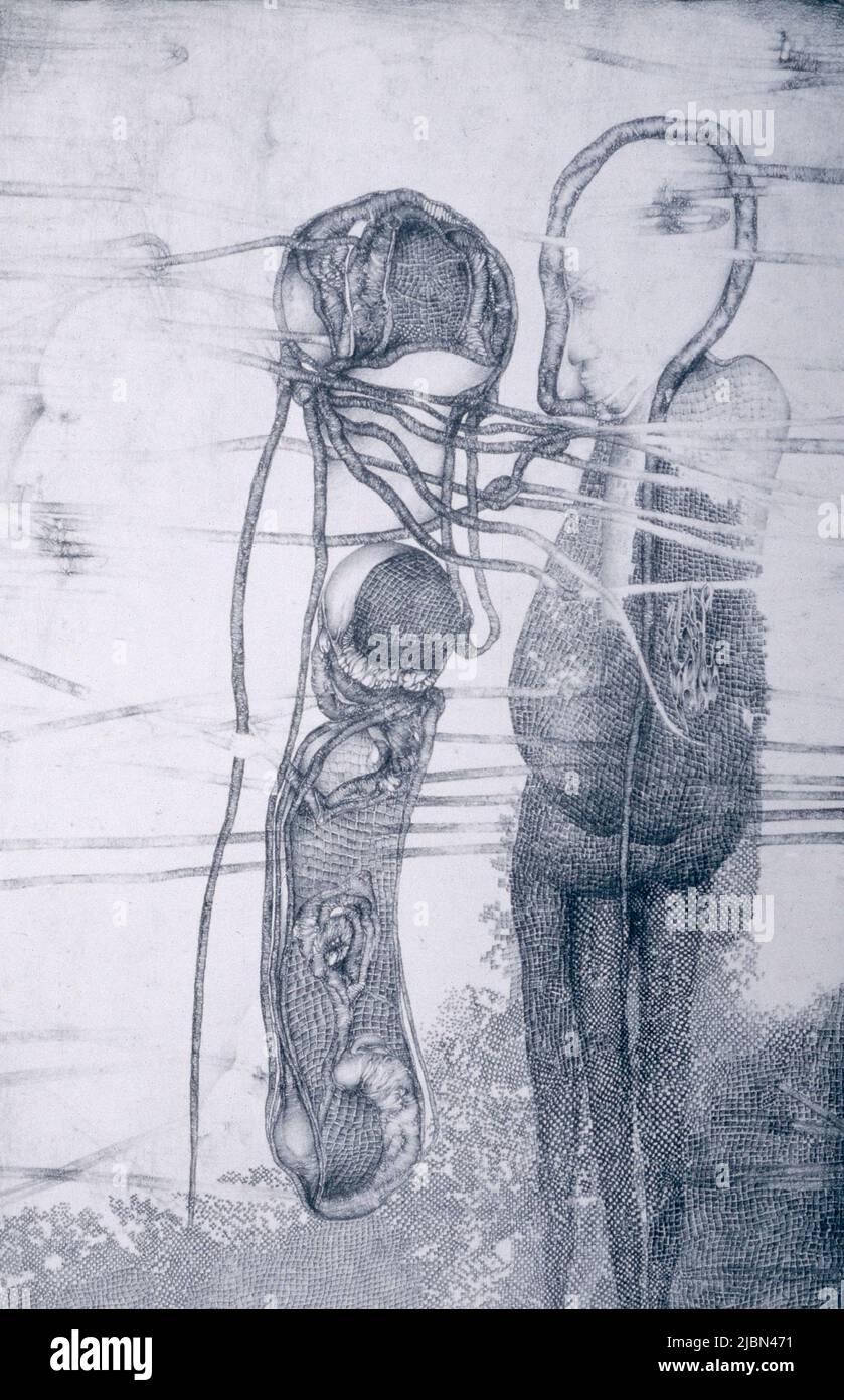 Les ages de la vie, L'adolescence, artwork by French artist Fred Deux ...