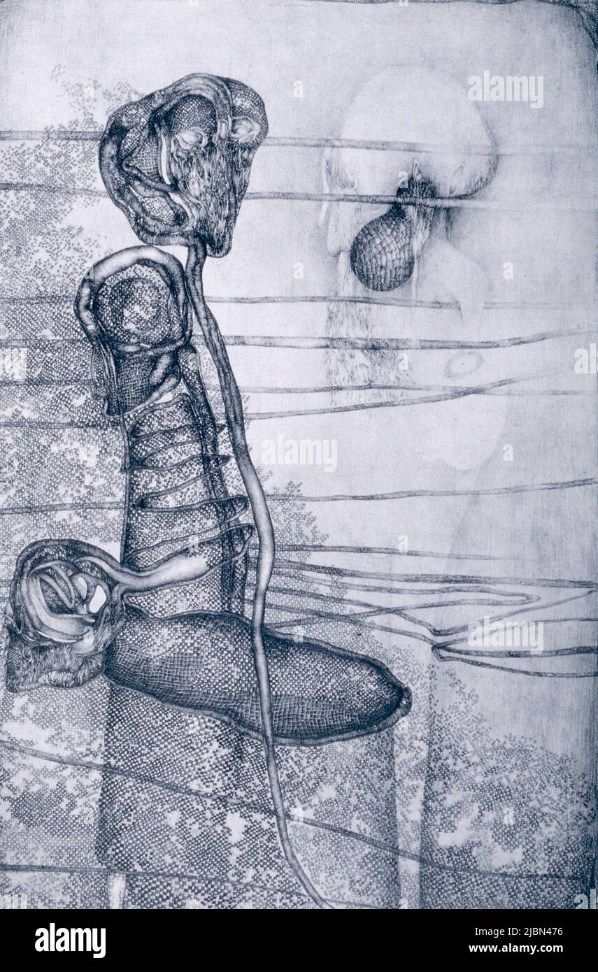 Les ages de la vie, L'age du passage, artwork by French artist Fred ...