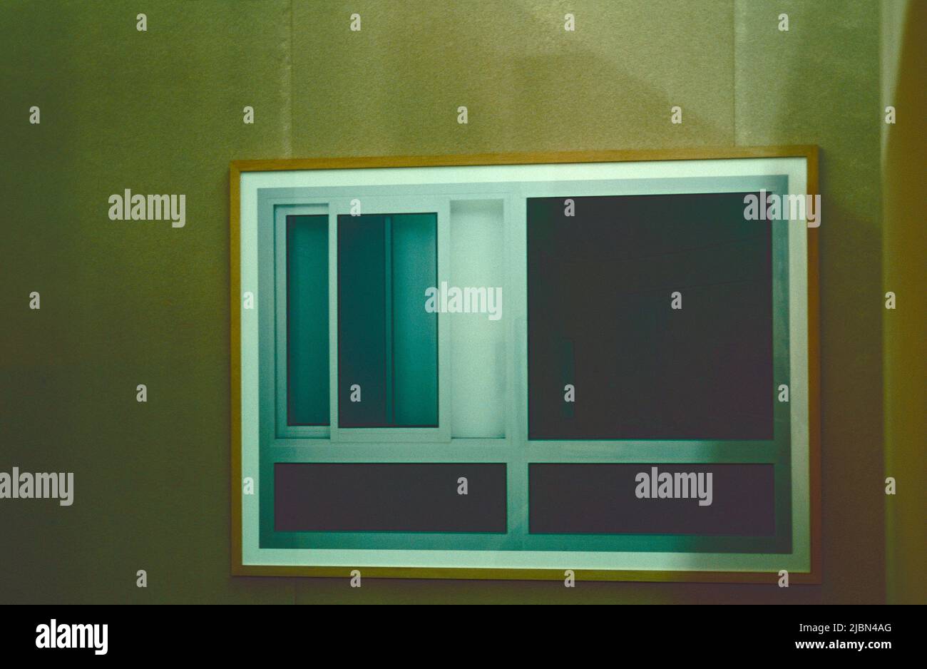 Artwork by French artist Bertrand Lavier, 1990s Stock Photo - Alamy