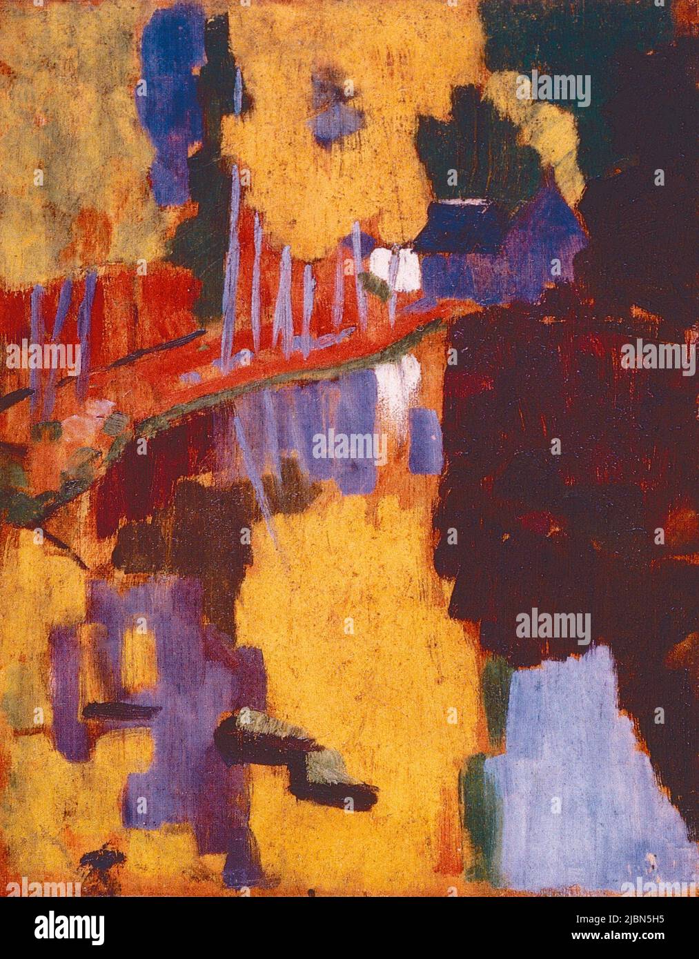 The Talisman, artwork by French artist Paul Serusier, 1888 Stock Photo ...