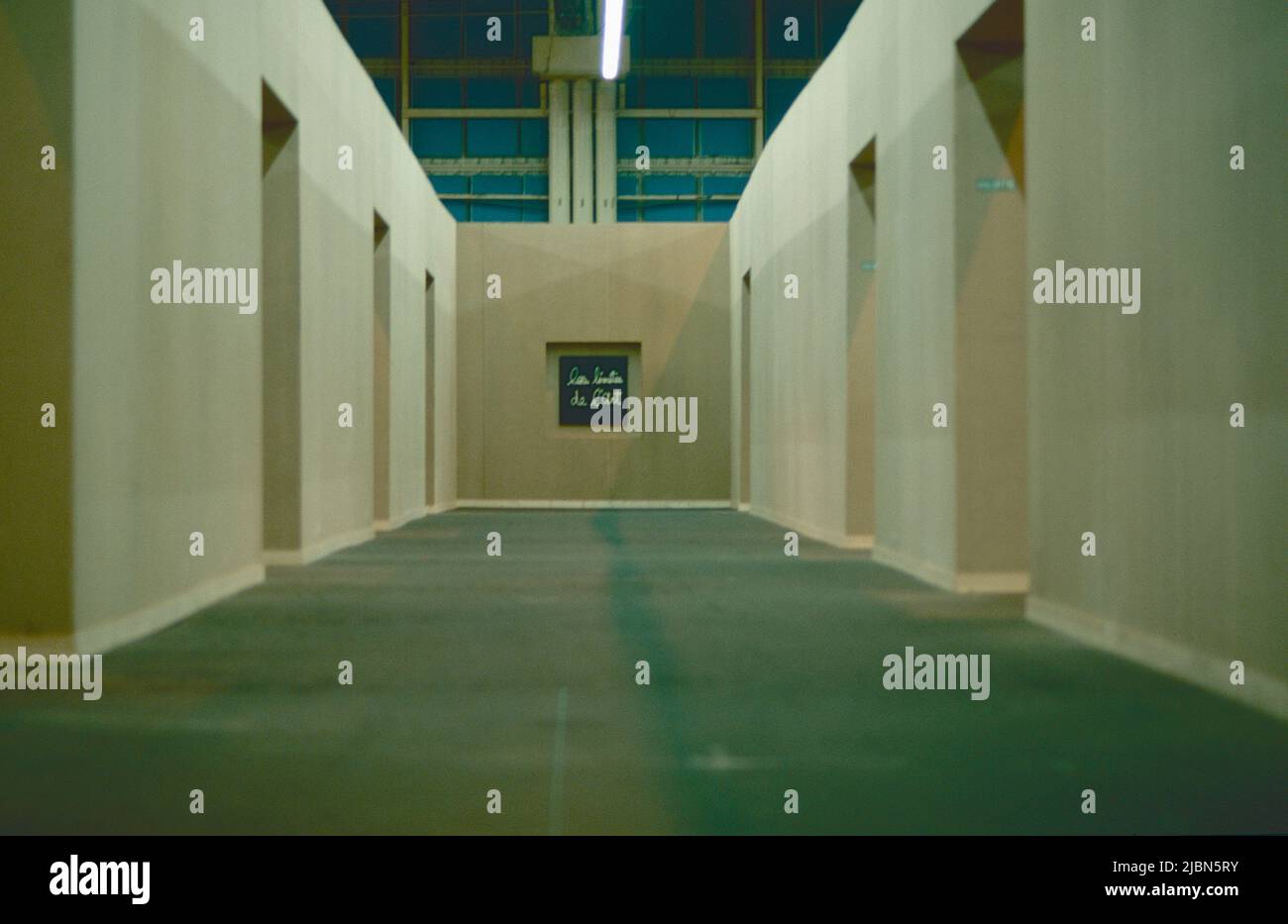 Artwork by French artist Ben Vautier, 1990s Stock Photo - Alamy