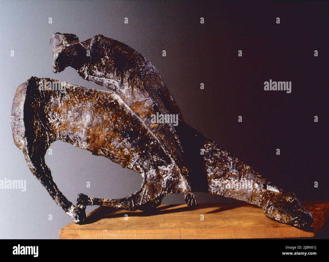 Miracle III, statue by Italian artist Marino Marini, 1953 Stock Photo ...