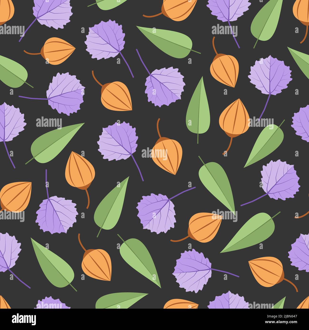 Ornate trendy vector floral seamless ditsy pattern design of aspen ...