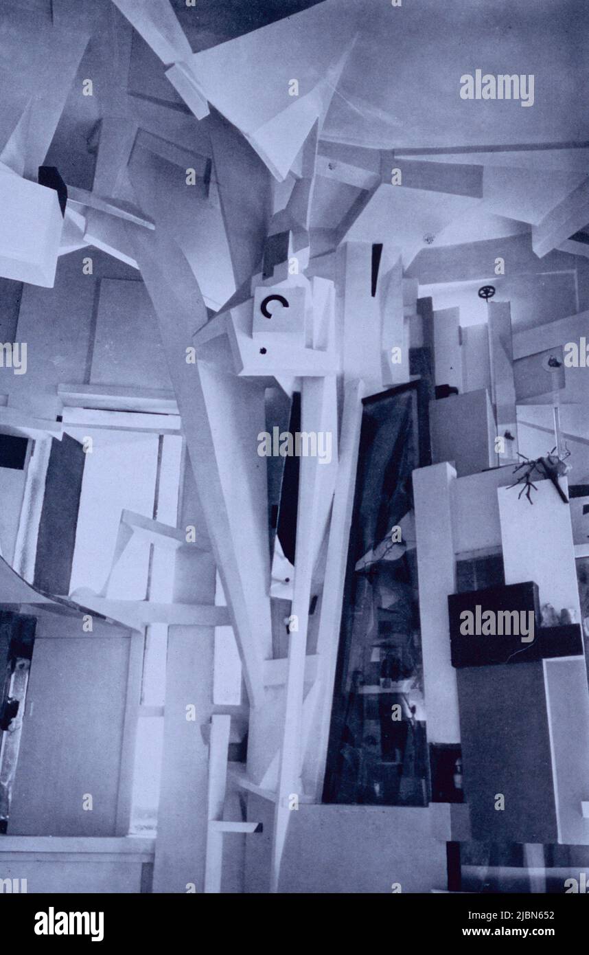 Merzbau Hannover, artwork by German artist Kurt Schwitters, 1937 Stock ...