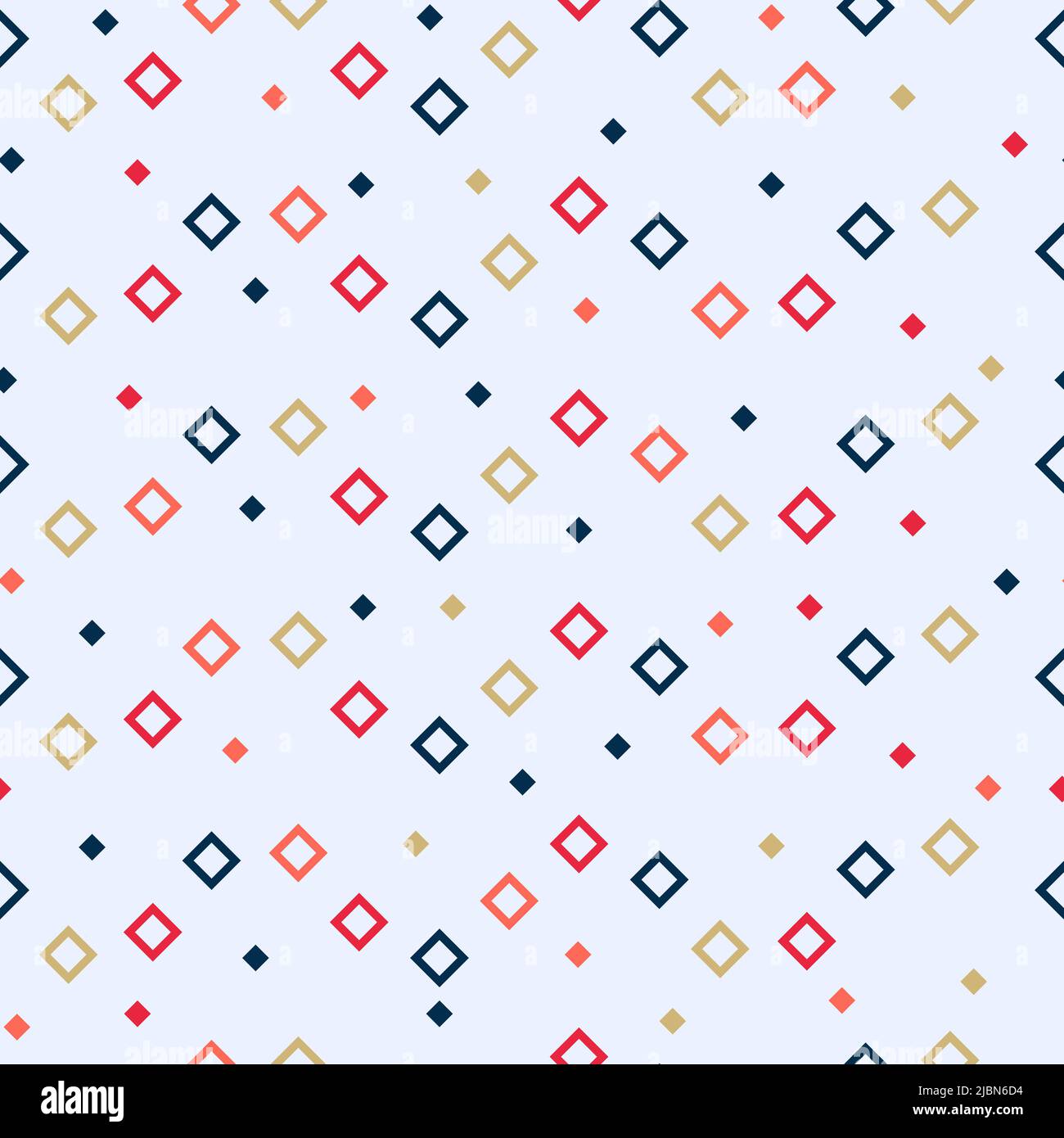 Creative trendy vector seamless geometric pattern design of abstract square shapes for print and ...