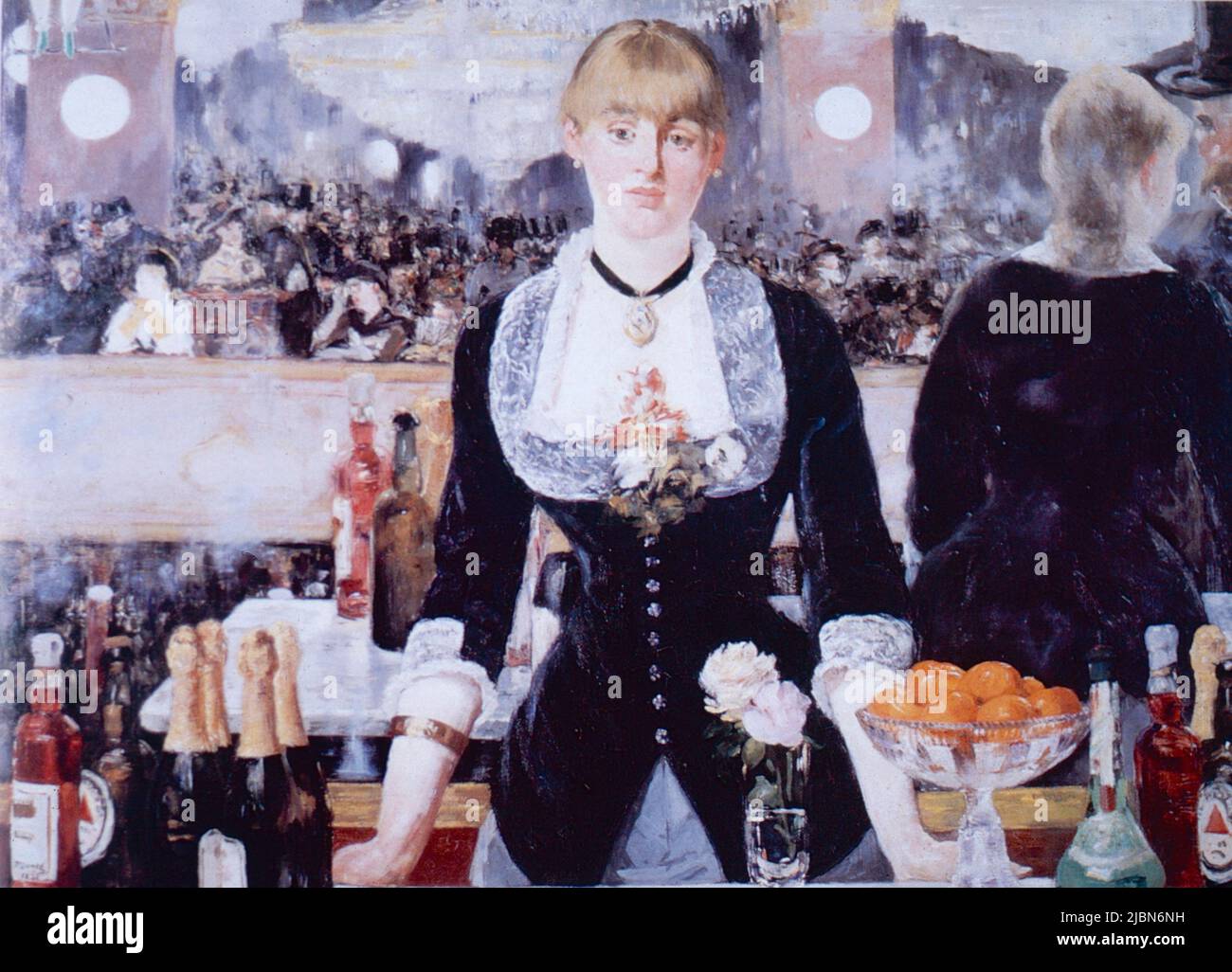 A Bar at the Folies-Bergere, painting by French artist Edouard Manet ...
