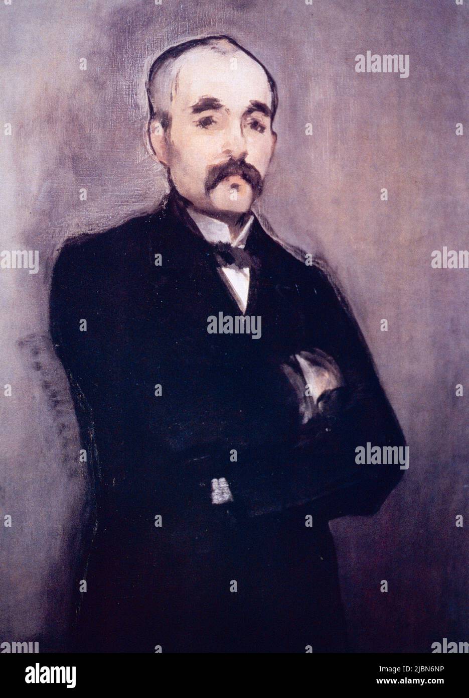 Portrait of French politician Georges Clemenceau, painting by French ...