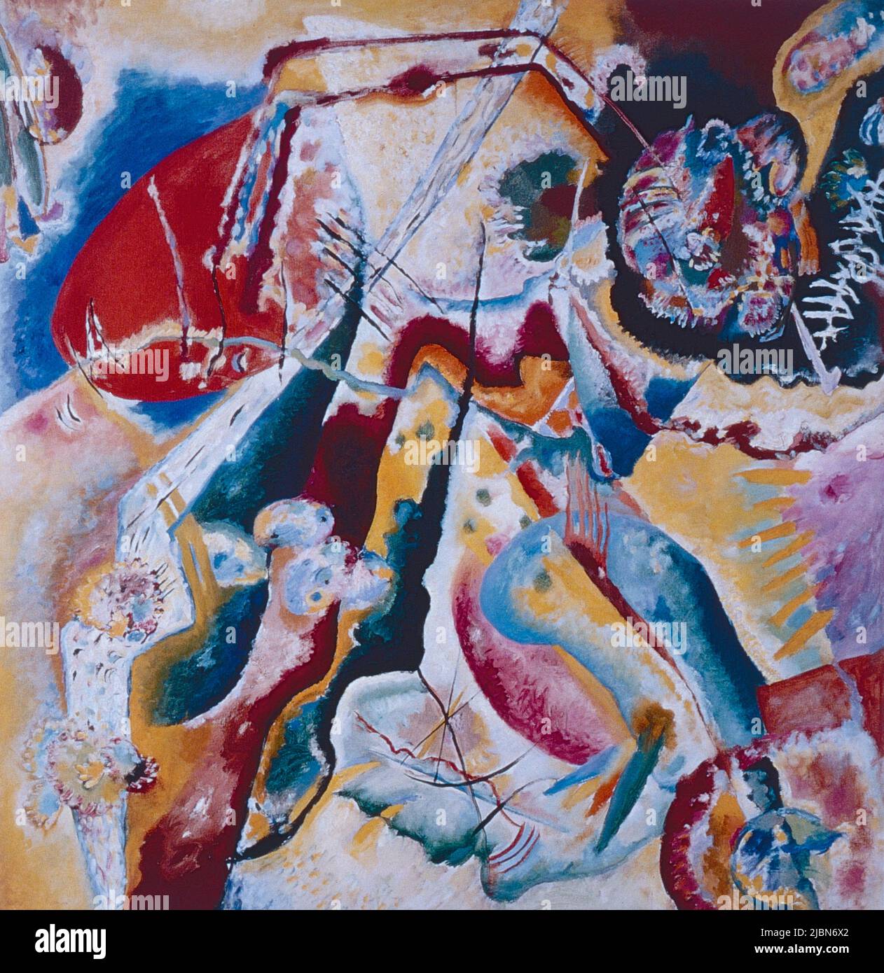 Artwork by Russian artist Wassily Kandinsky, 1914 Stock Photo - Alamy