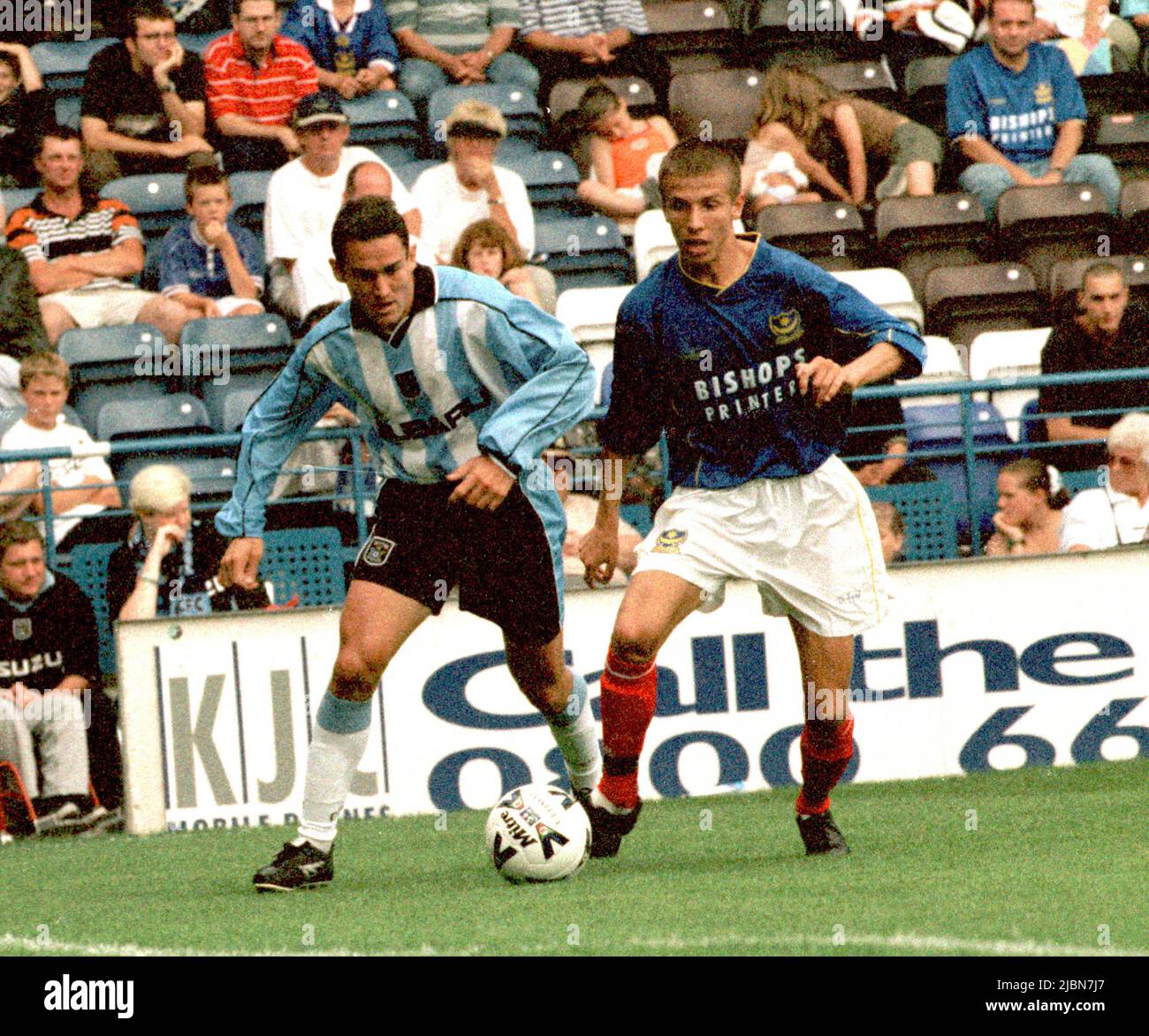 PORTSMOUTH V COVENTRY 29/07/2000 GARY O'NEIL AND PAUL TELFER PIC MIKE ...