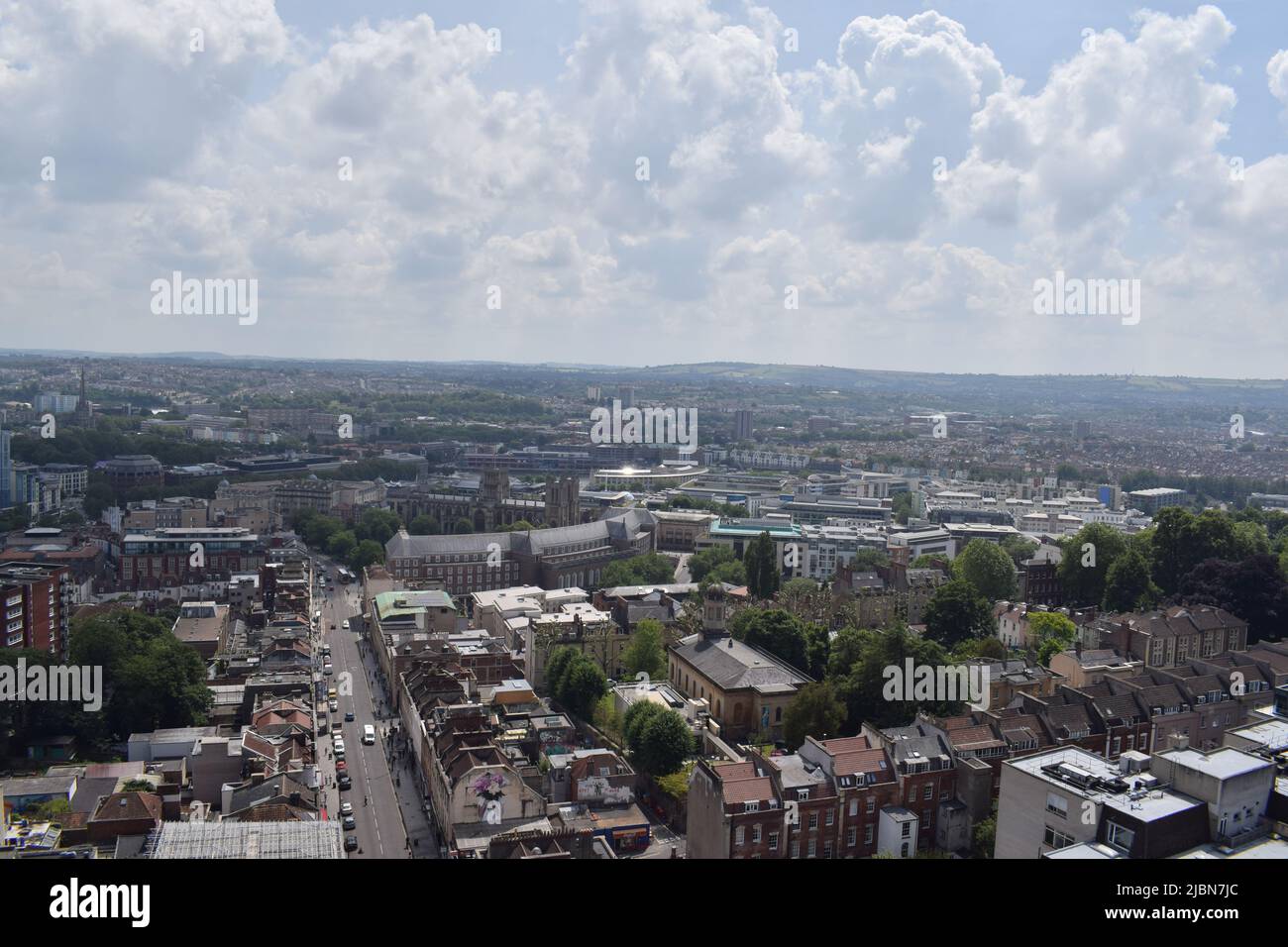 Bristol city skyline england uk united kingdom landscape hi-res stock ...