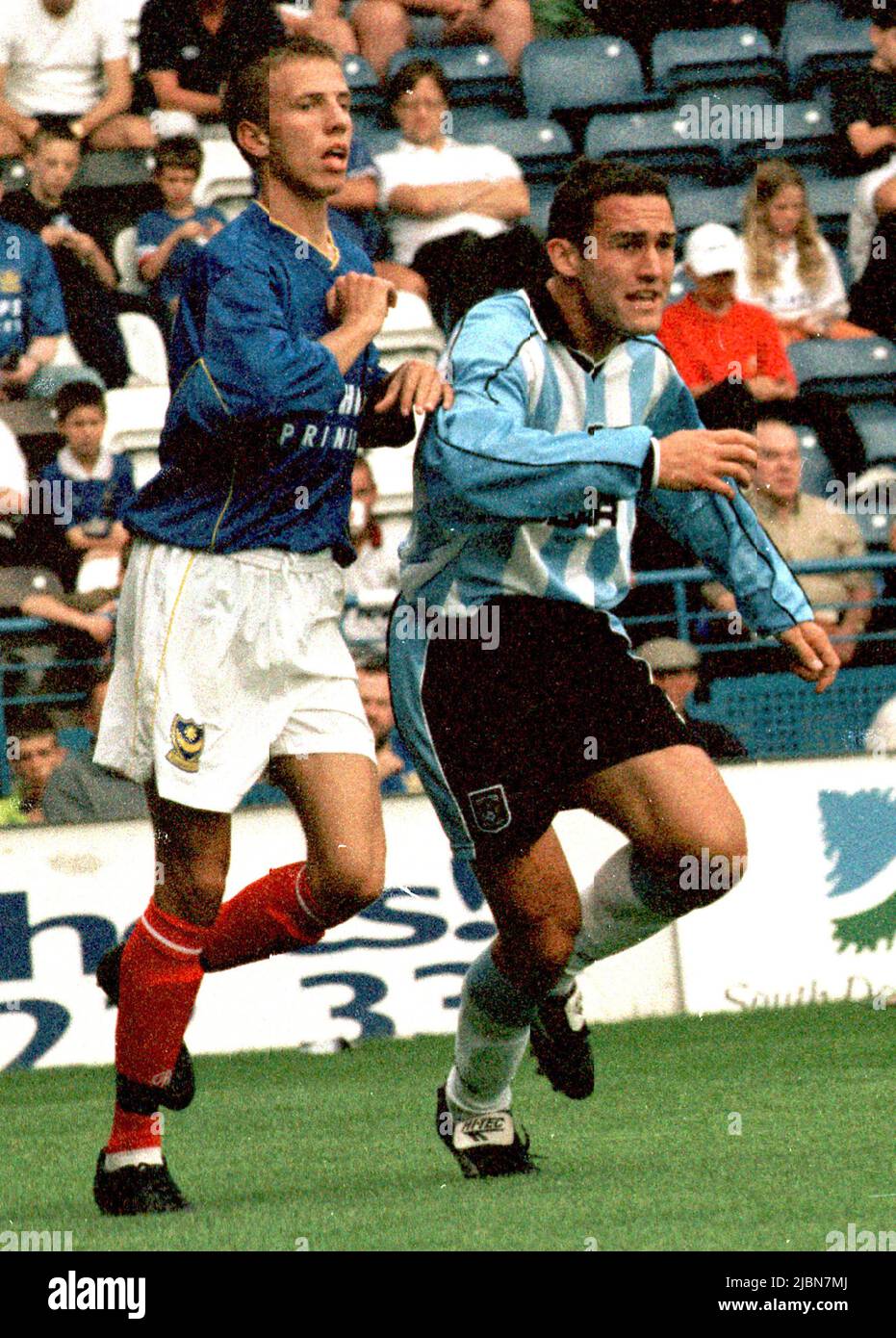 PORTSMOUTH V COVENTRY 29/07/2000 GARY O'NEIL AND PAUL TELFER PIC MIKE ...