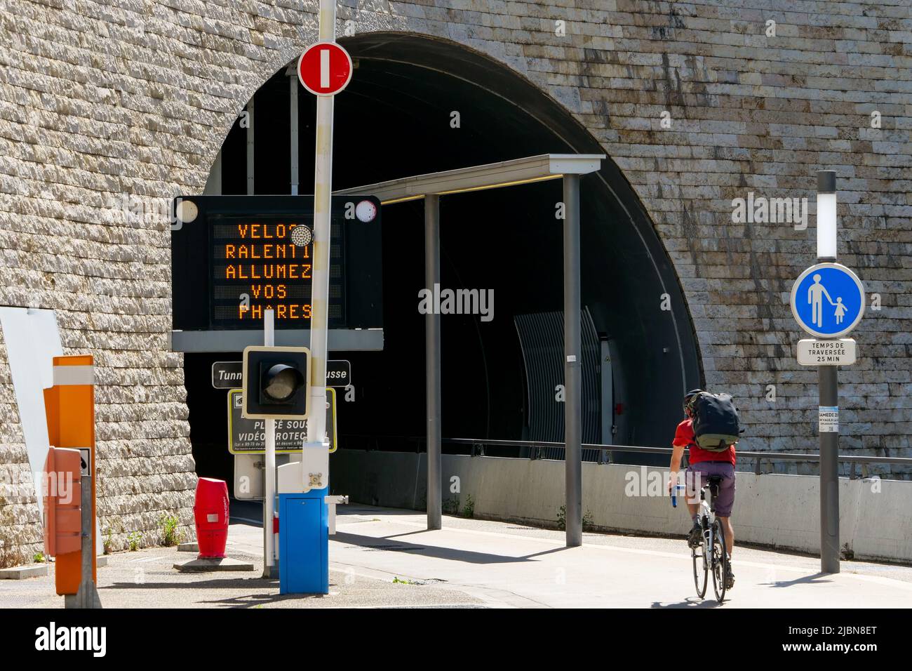 Croix-Rousse sustainable transport tunnel, Lyon, Rhône department, AURA ...