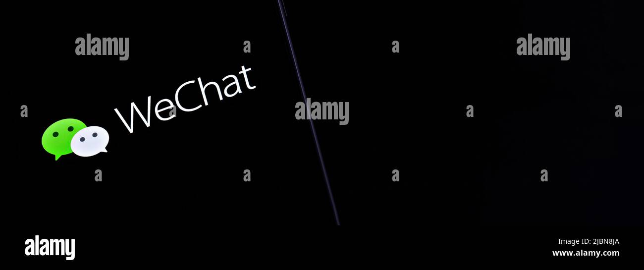 Wechat banner hi-res stock photography and images - Alamy