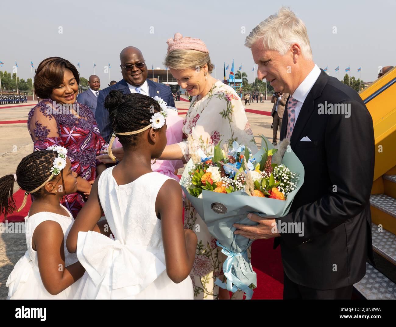 Kinshasa. 07 June 2022, DRC Congo First Lady Denise Nyakeru, DRC Congo ...