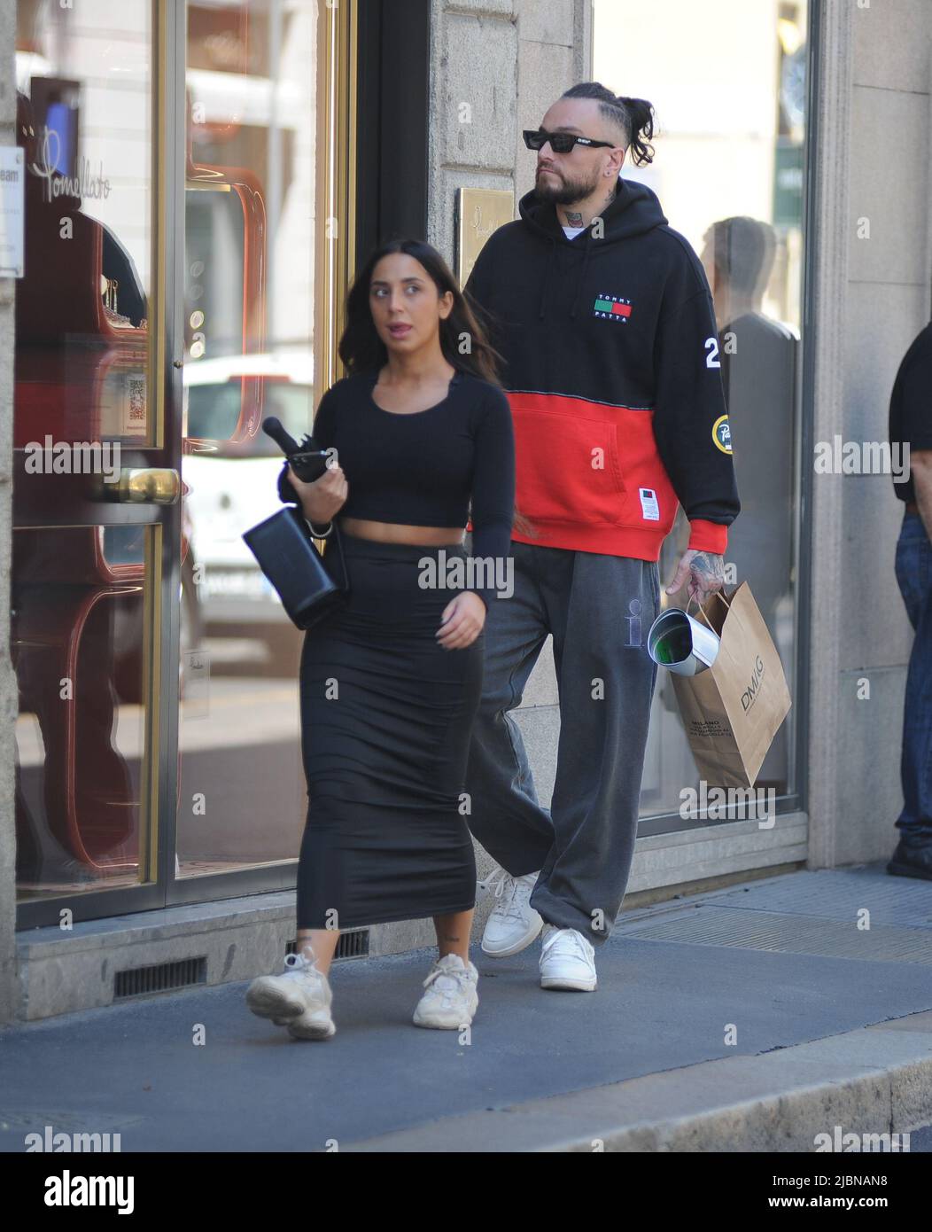 Milan, . 07th June, 2022. Milan, 07-06-2022 Guè Pequeno (pseudonym of ...