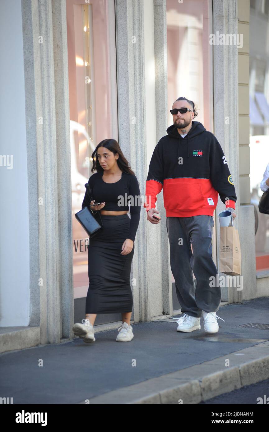 Milan, . 07th June, 2022. Milan, 07-06-2022 Guè Pequeno (pseudonym of ...