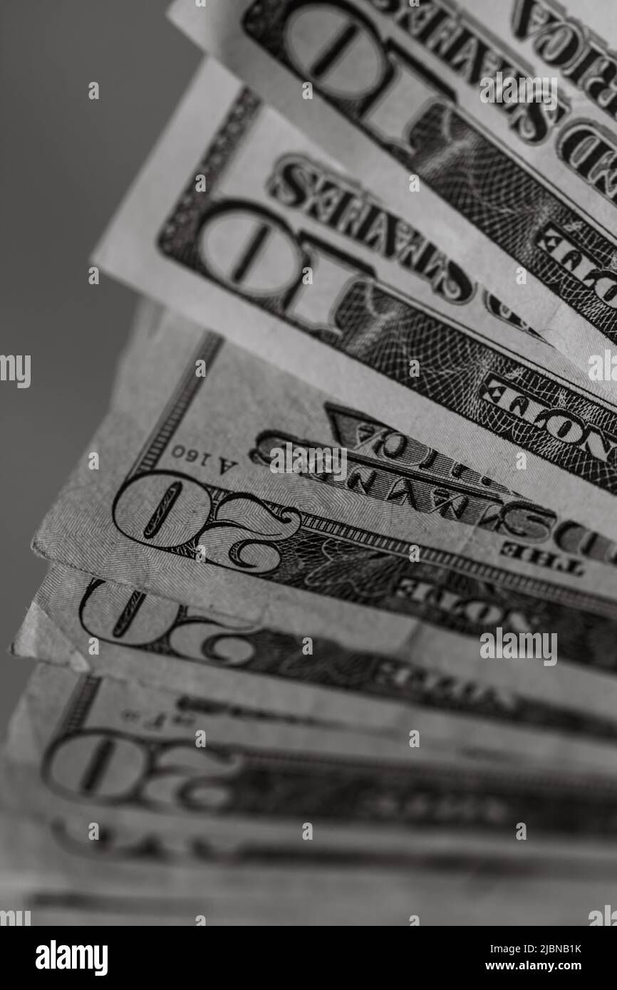 USD banknotes, United States Dollars banknotes. US dollar Stock Photo ...