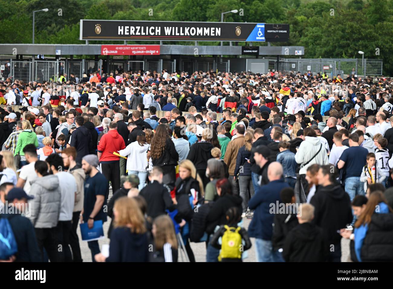 Munich, Germany. 07th June, 2022. Soccer: Nations League A, Germany ...