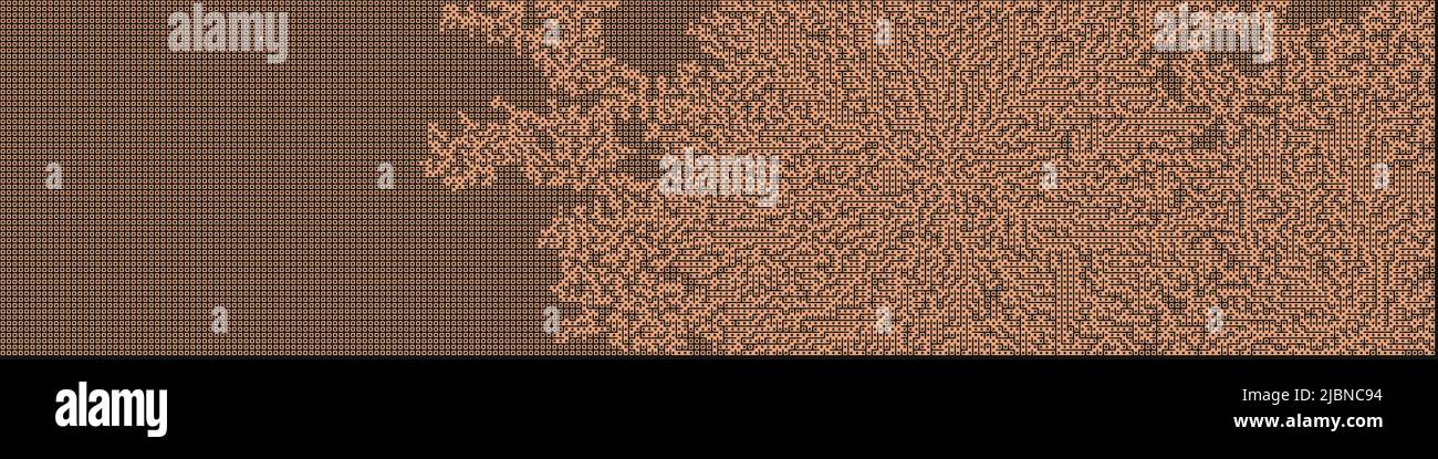 Albert-Laszlo Barabasi algorithm network visualization implementation illustration Stock Vector ...