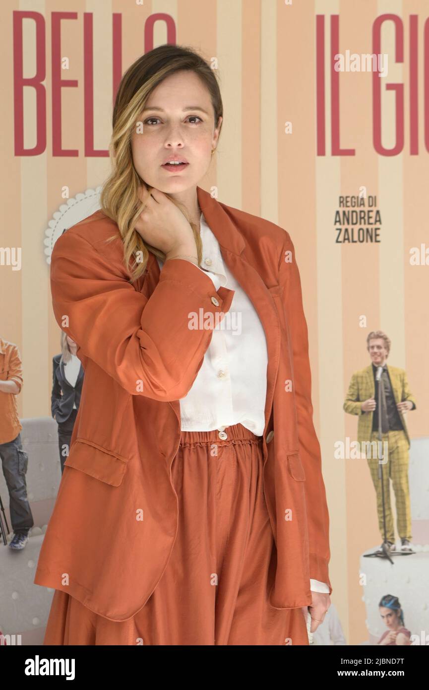 Rome, Italy. 07th June, 2022. Valeria Bilello attends the photocall of ...