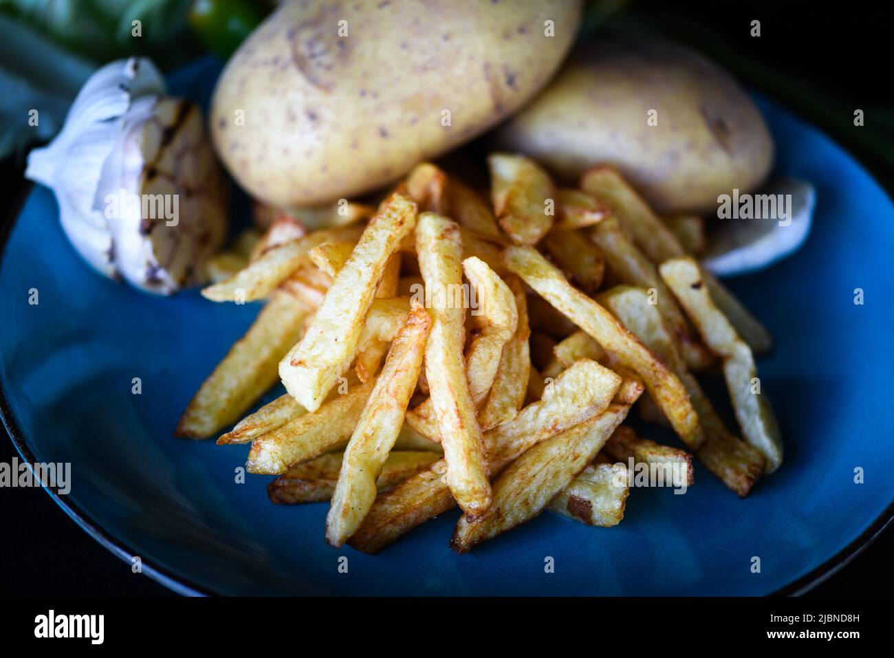 delicious home made french fires Stock Photo - Alamy