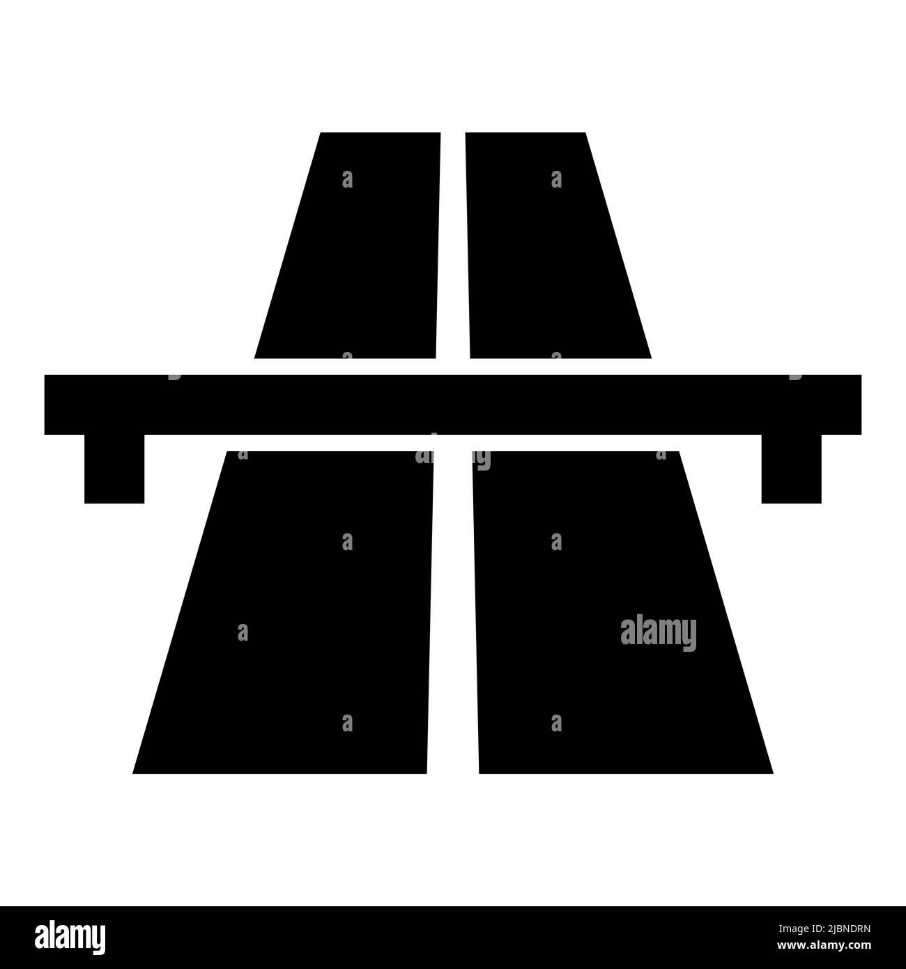 Highway icon. Road symbol. Vector illustration isolated on white ...