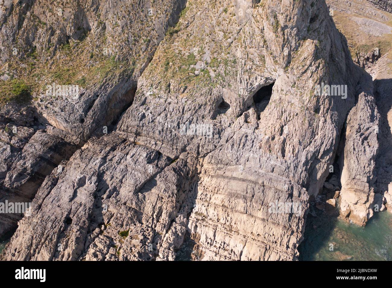 Paviland cave goats hole cave hi-res stock photography and images - Alamy