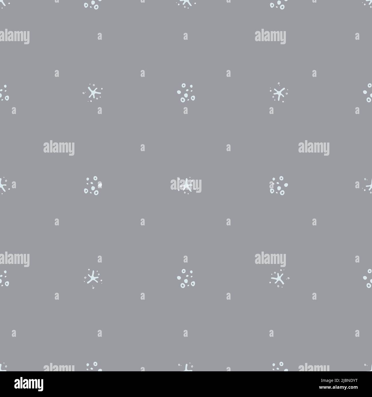 Christmas gender neutral snowflake seamless vector pattern. Masculine ...