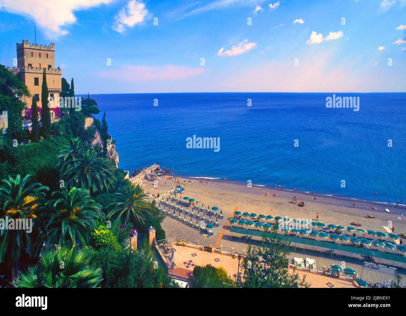Spiaggia del Castelletto Finale Ligure (Savona Stock Photo - Alamy