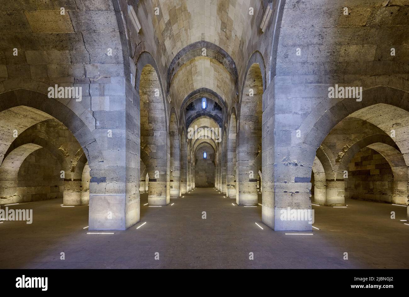 interior view of Sultan Han, traditional caravanserai, Sultanhanı ...