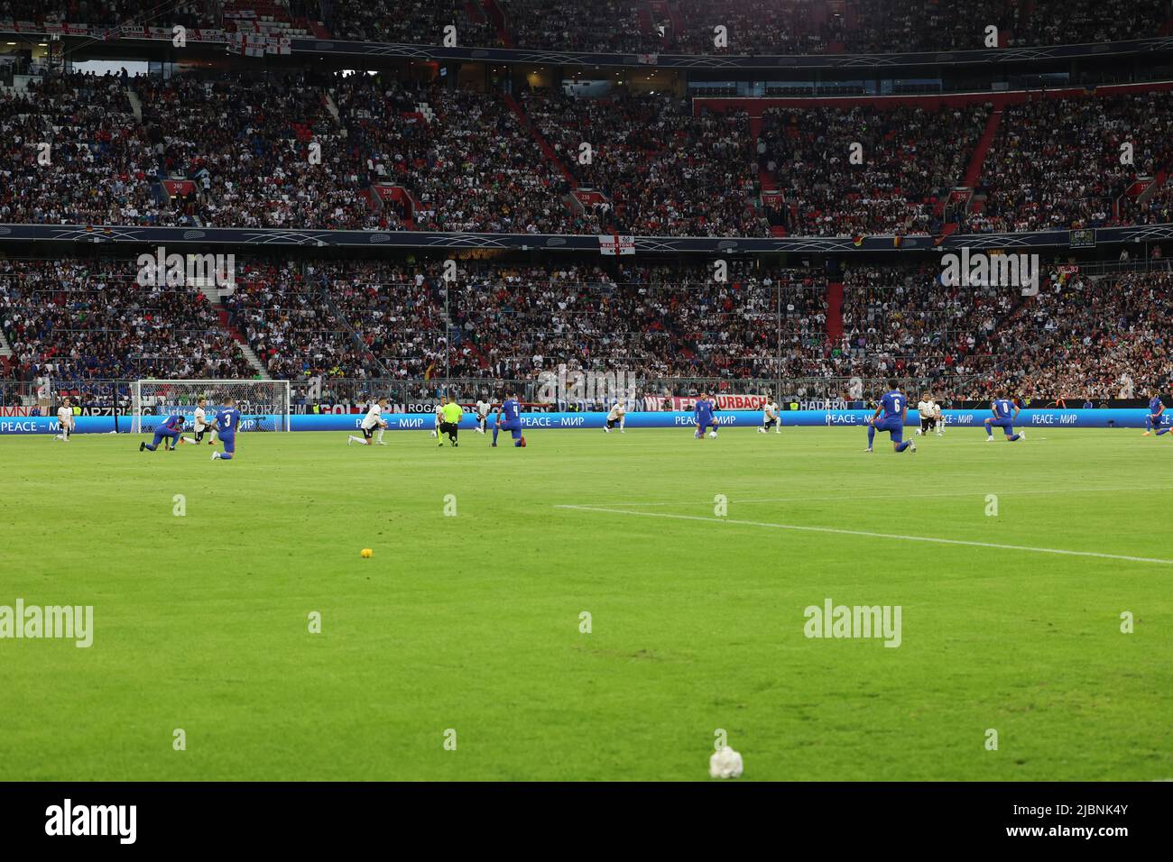 Munich, Germany. 07th June, 2022. Soccer: Nations League A, Germany ...