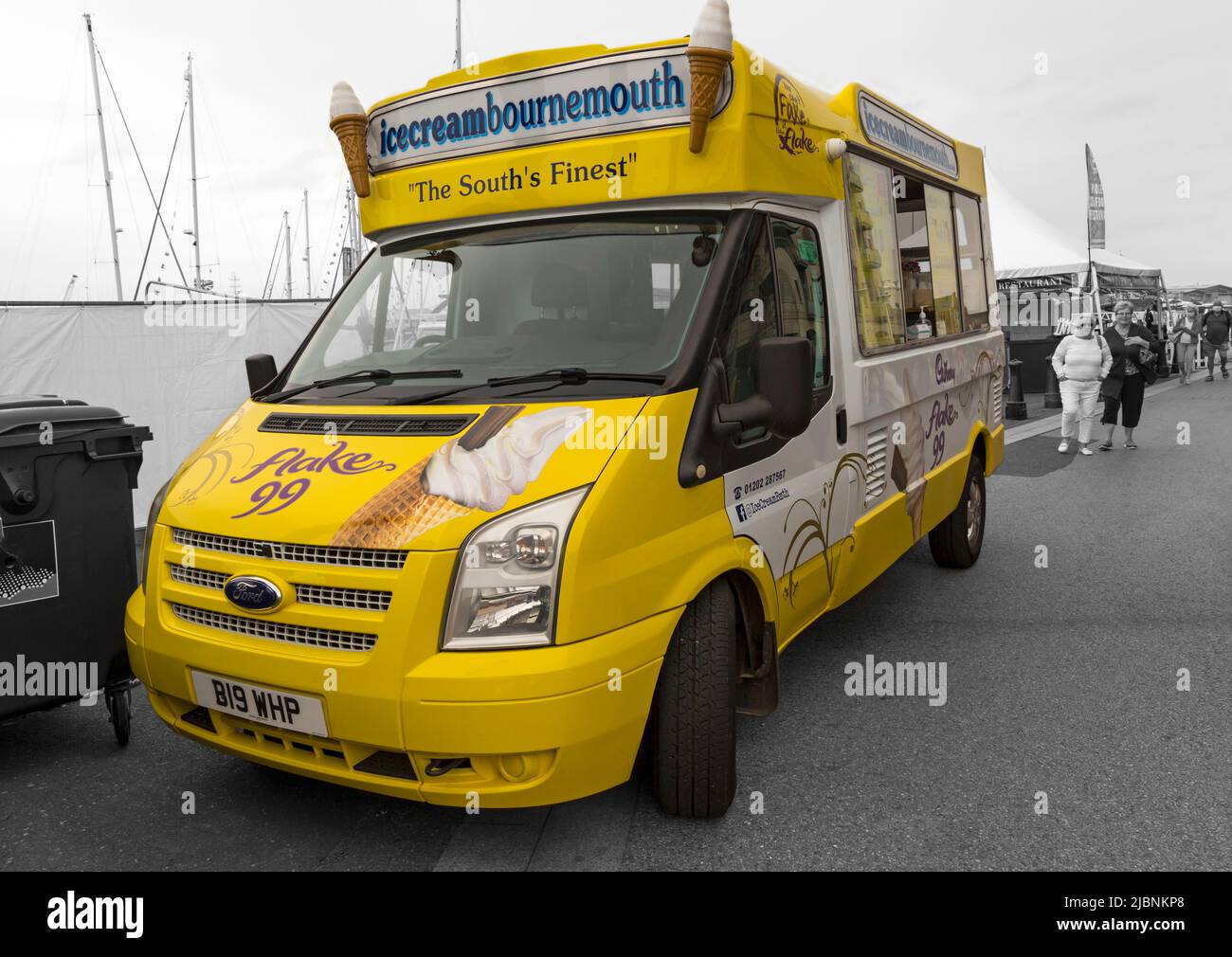 icecreambournemouth ice cream van B19 WHP at food festival at Poole ...