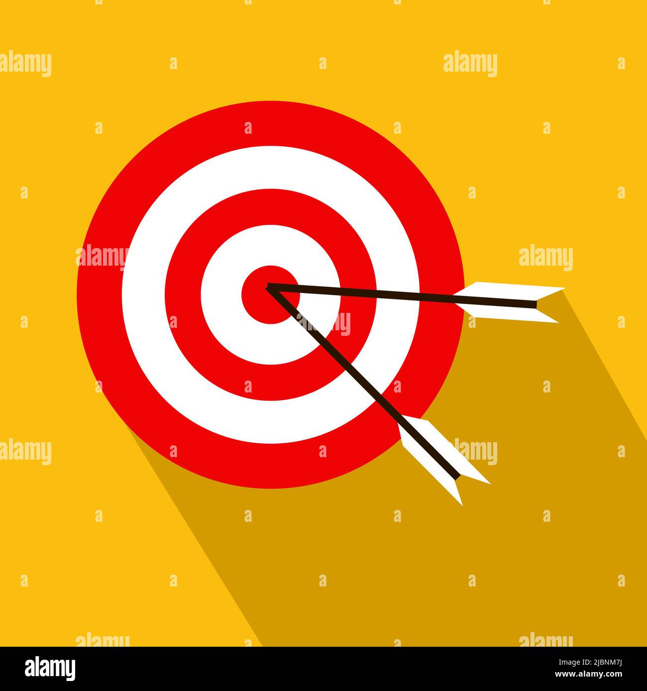 Arrows center target shot hi-res stock photography and images - Alamy