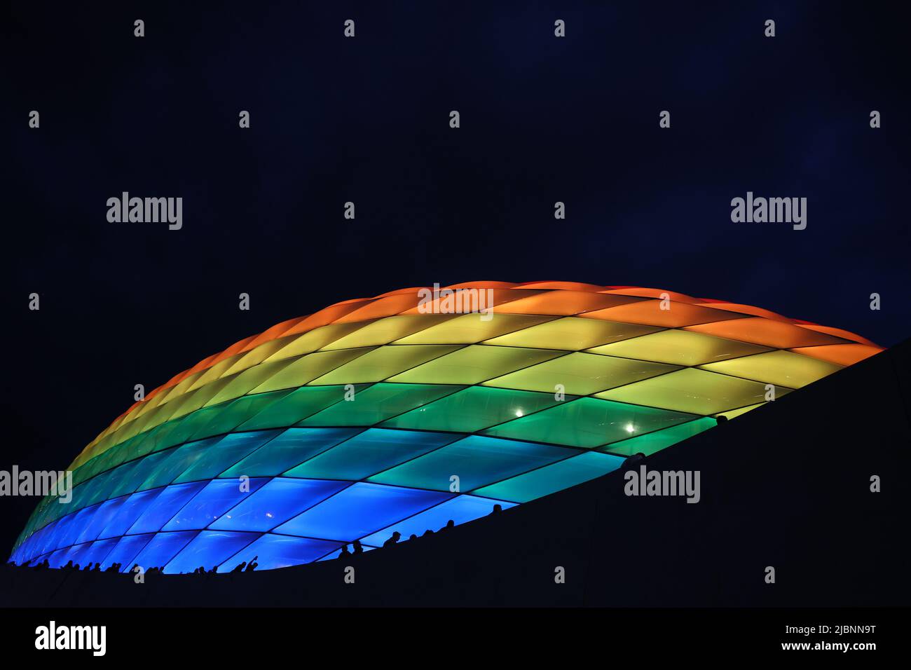 Allianz arena rainbow hi-res stock photography and images - Alamy