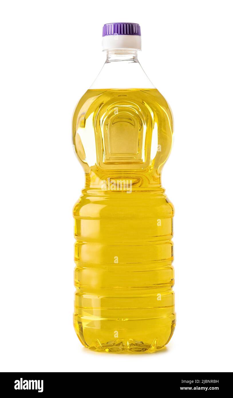 Sunflower oil on rustic Cut Out Stock Images & Pictures - Alamy